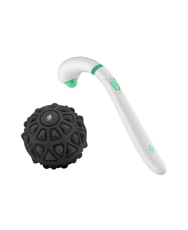 PURSONIC Ultimate Recovery Duo: Handheld Massager & Vibrating Massage Ball - No Color