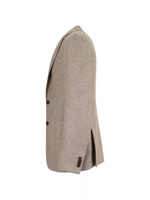 Zegna Double-breasted Blazer - Brown
