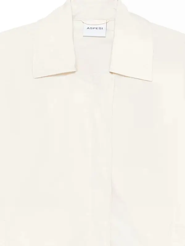 Aspesi Short-sleeve Concealed-fastening Jacket