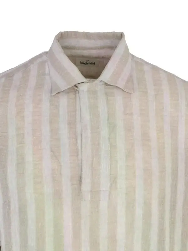ALESSANDRO GHERARDI Striped Polo Shirt