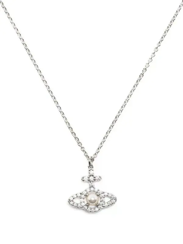 VIVIENNE WESTWOOD Olympia Orb Necklace - Silver