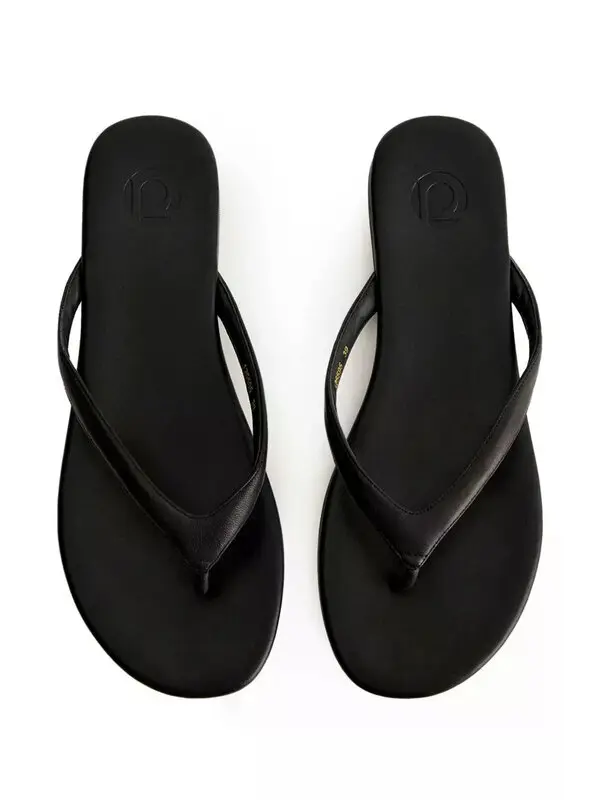 12 STOREEZ Leather Thong Flip Flops