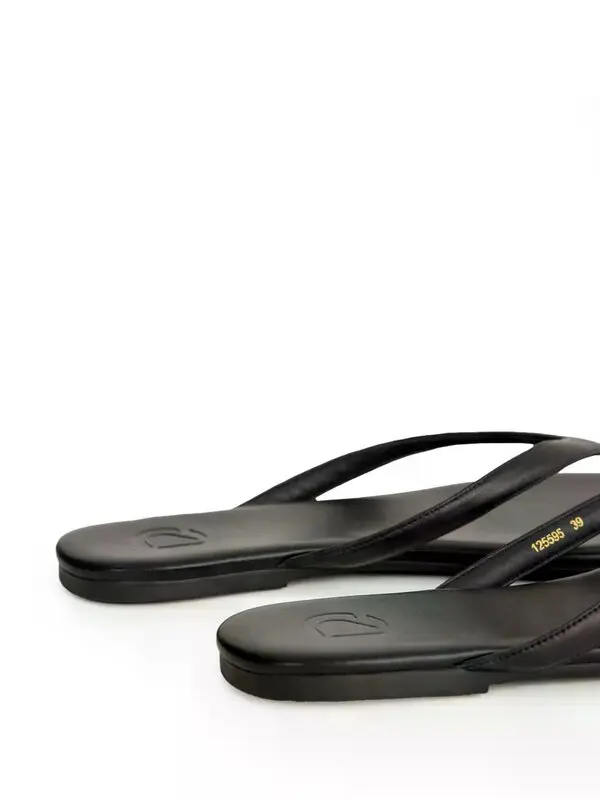 12 STOREEZ Leather Thong Flip Flops