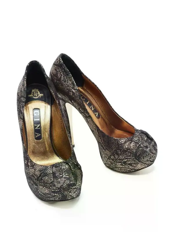 GINA 120mm Platform Pumps