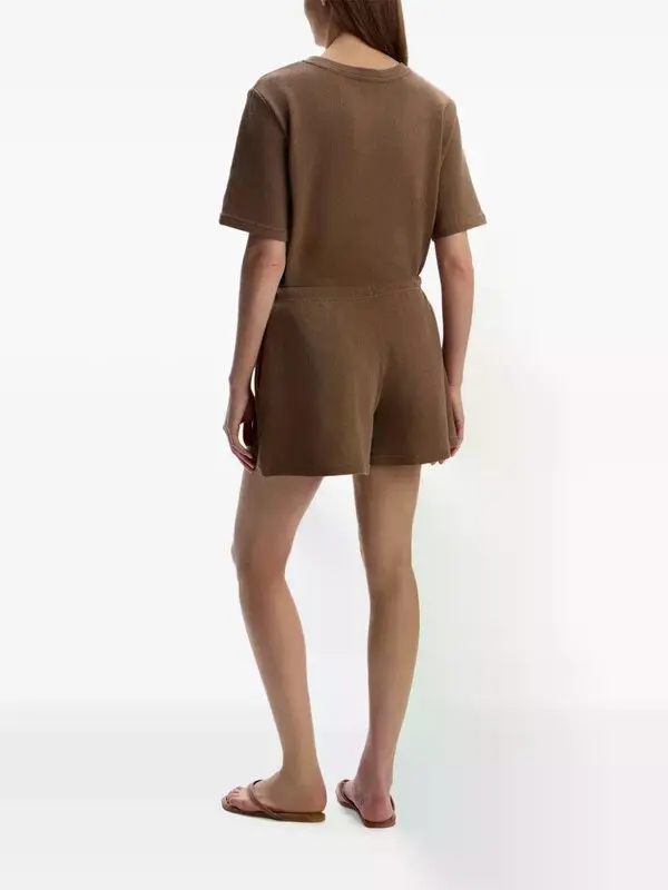 12 STOREEZ Textured Drawstring Shorts