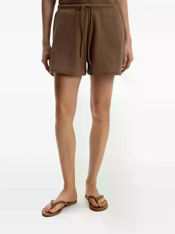 12 STOREEZ Textured Drawstring Shorts