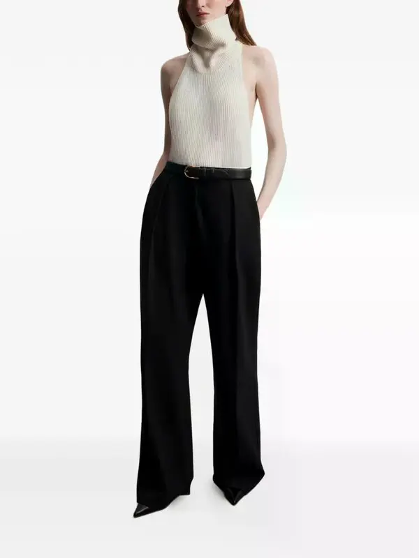 12 STOREEZ Open-back Roll-neck Top