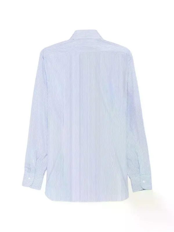 BARBA NAPOLI Striped Shirt - Blue