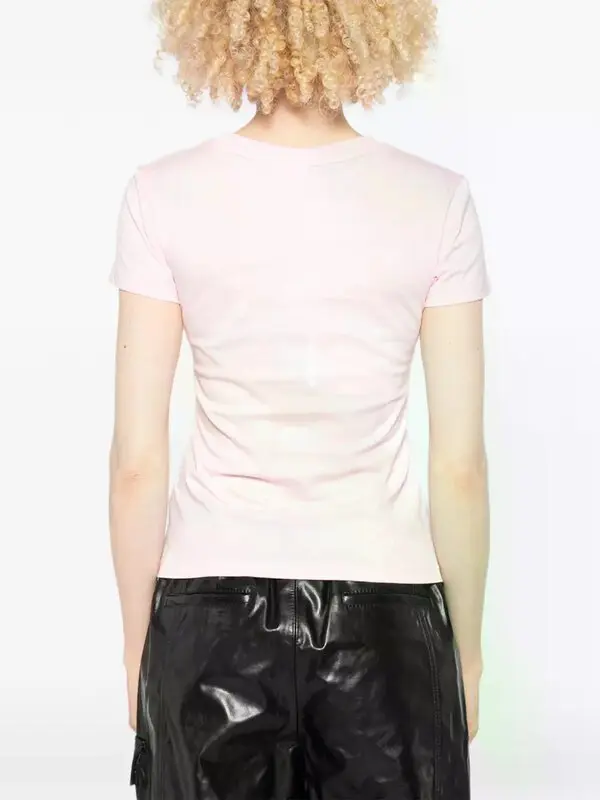 GANNI Graphic Print Crewneck T-shirt