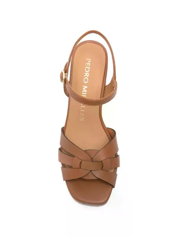 PEDRO MIRALLES Square-toe Platform Sandals