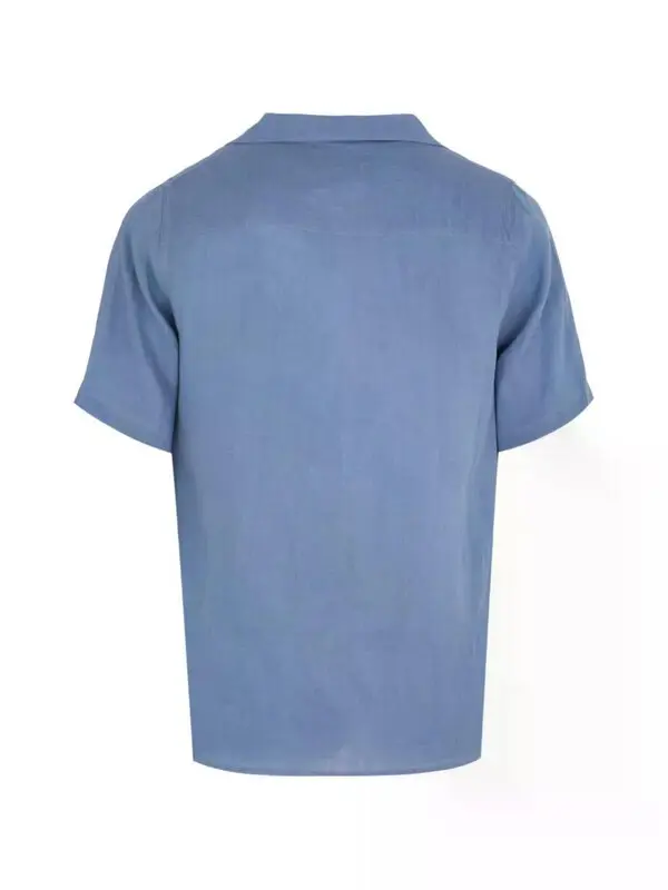 Marané El Gringo Camp Collar Shirt - Blue