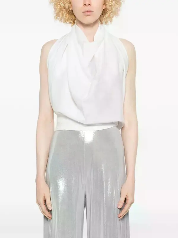 MARRAKSHI LIFE Draped Halterneck Top