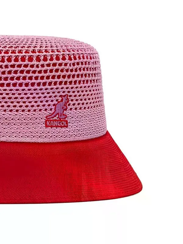KANGOL Openwork Knit Bucket Hat