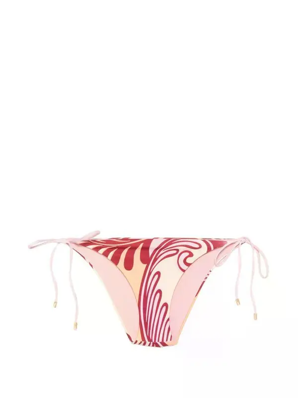 Farm Rio Tie-side Bikini Bottoms - Neutrals