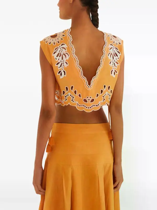 Farm Rio Openwork Top