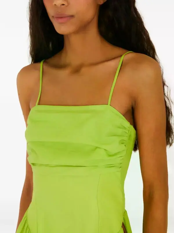 Farm Rio Printed Strap Dress - Green