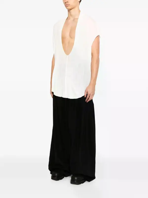 JULIUS Seamed V-neck Vest