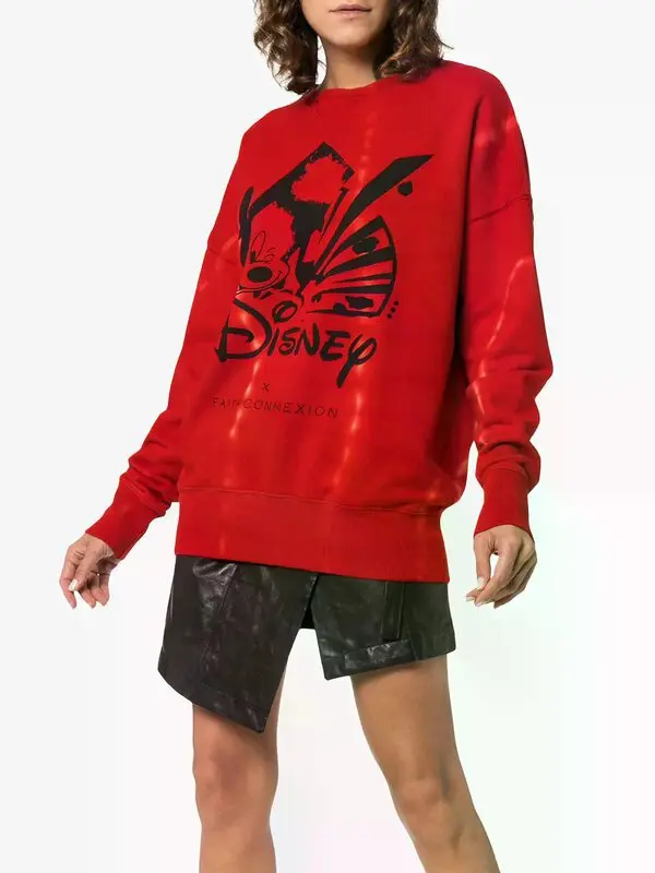 Faith Connexion Cotton Mickey Mouse Print Sweatshirt