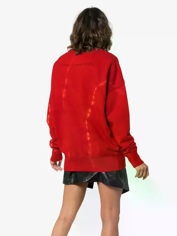 Faith Connexion Cotton Mickey Mouse Print Sweatshirt