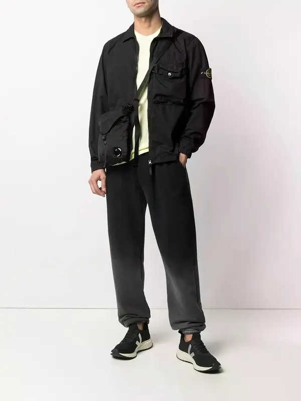 Stone Island Logo Patch Jacket - Black