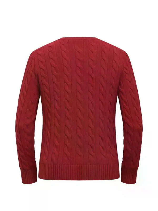 Polo Ralph Lauren Cable-knit Pullover Sweater - Red