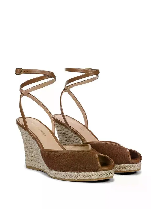 Veronica Beard Pasina Suede Wedge Espadrilles