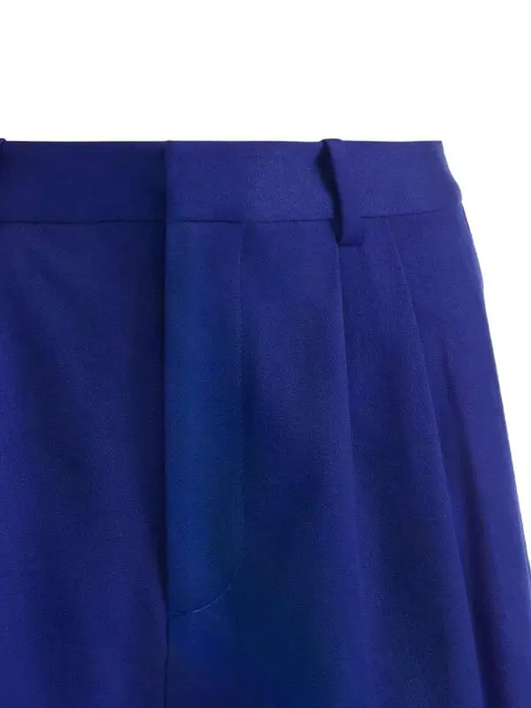 Alice + Olivia Conry Pleated Shorts - Blue