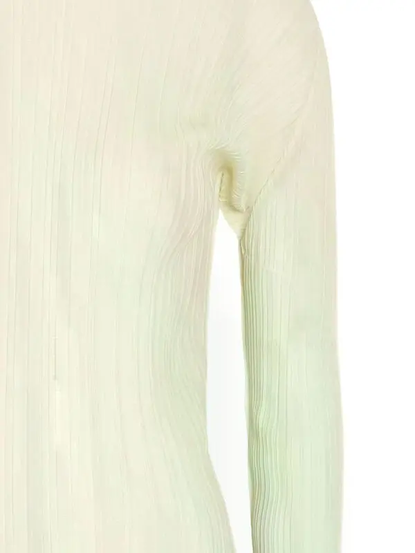 Issey Miyake Plissé-effect Long-sleeve Top