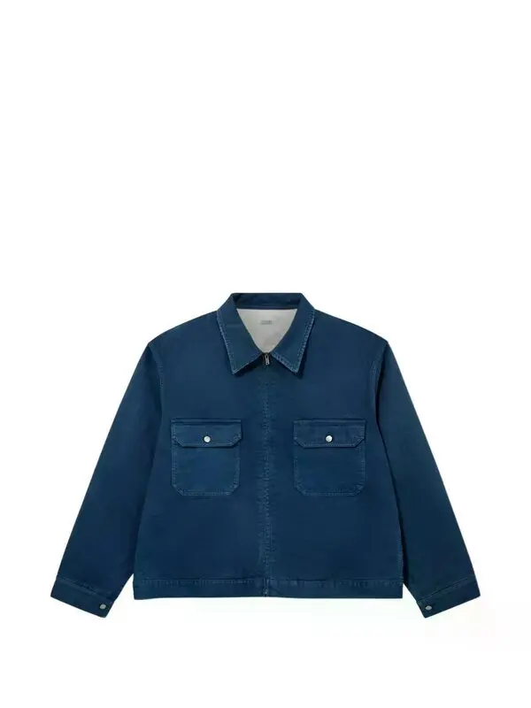 A.PRESSE Zip-up Twill Jacket