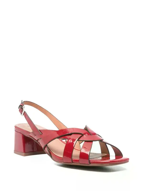 BIBI LOU Square-toe Sandals - Red