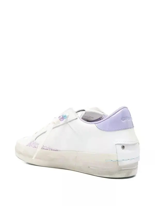 CRIME LONDON Glitter-embellished Sneakers