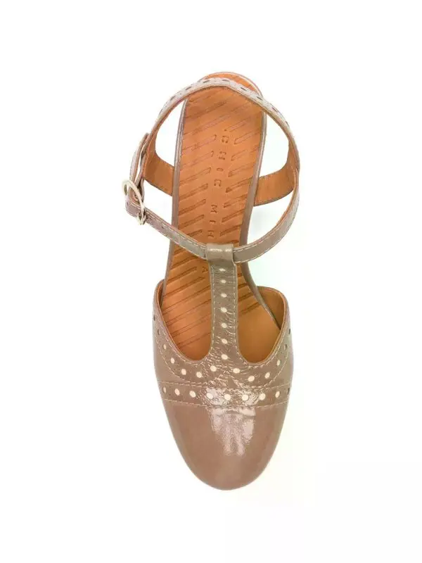 Chie Mihara Mira Perforated T-bar Pumps