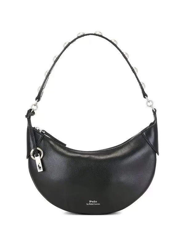 Polo Ralph Lauren Stud-embellished Shoulder Bag - Black