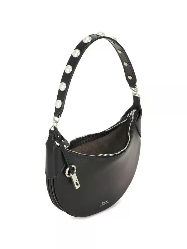 Polo Ralph Lauren Stud-embellished Shoulder Bag - Black