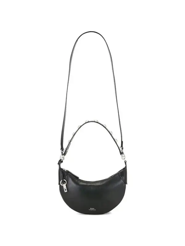 Polo Ralph Lauren Stud-embellished Shoulder Bag - Black