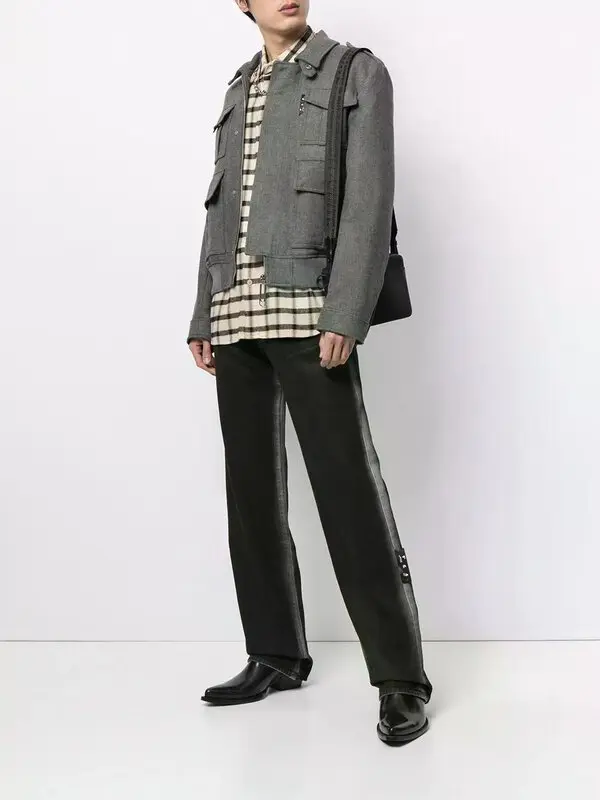 Off-White Logo-patch Military Jacket