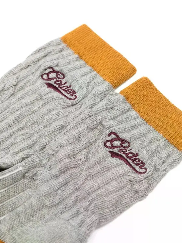 GOLDEN GOOSE Cable-knit Socks
