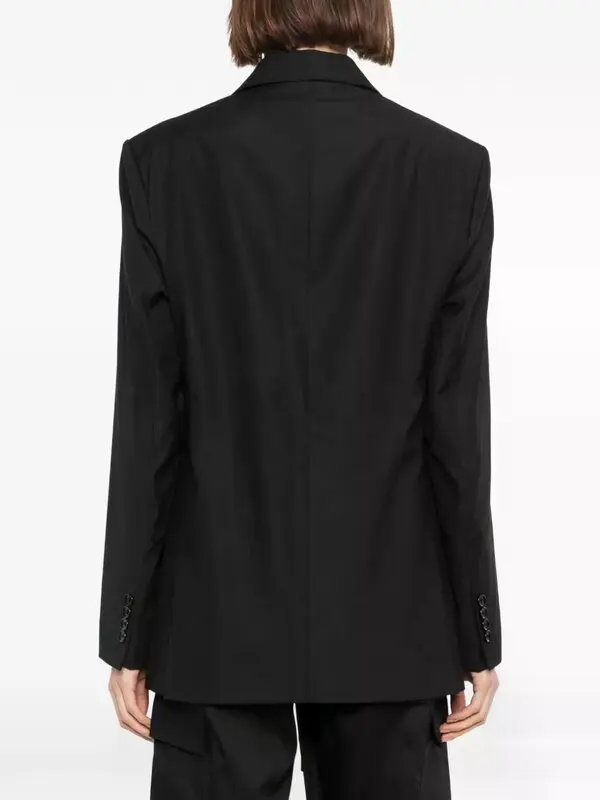 BLAKLACE Single-breasted Blazer - Neutrals