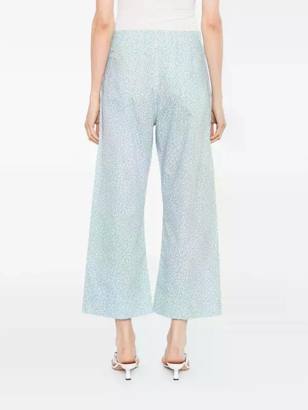 BLAKLACE Floral Print Trousers
