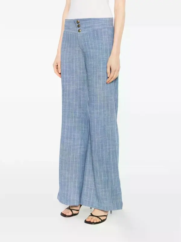 BLAKLACE Button Checkered Trousers
