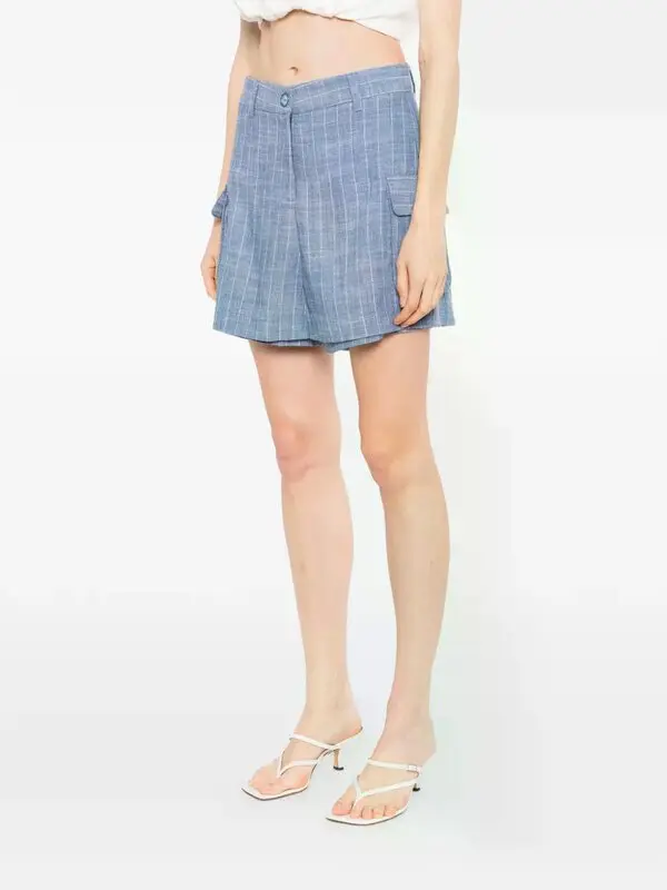 BLAKLACE Pinstriped Cargo Shorts