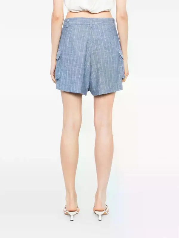 BLAKLACE Pinstriped Cargo Shorts