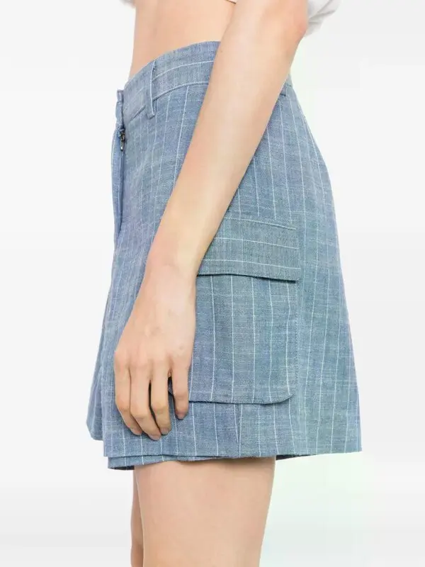 BLAKLACE Pinstriped Cargo Shorts