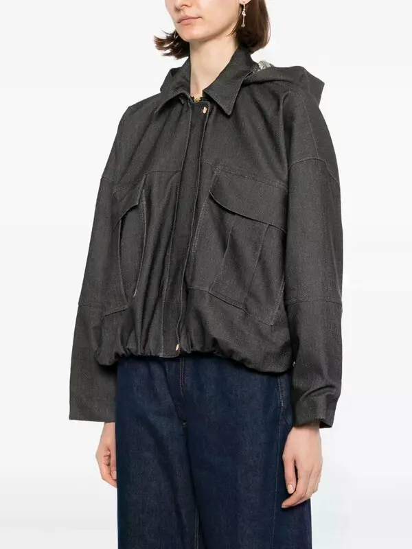 BLAKLACE Hooded Pocket Jacket