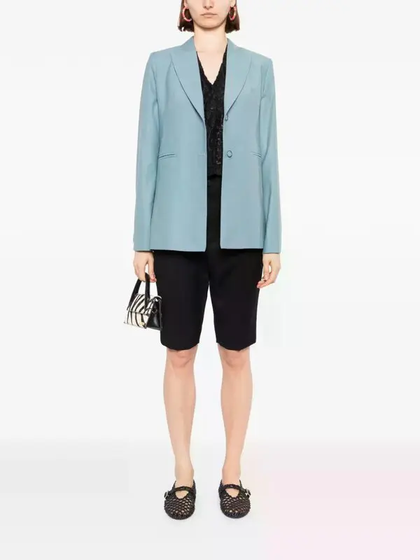 BLAKLACE Button-up Blazer - Blue