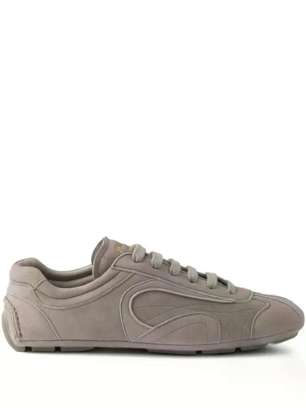 Prada Montecarlo Re-edition 2005 Suede Sneakers - Grey