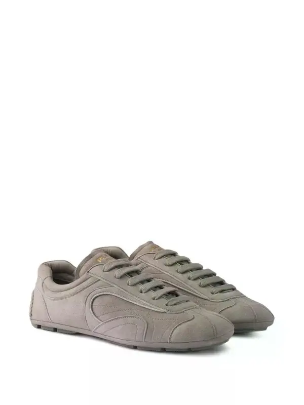 Prada Montecarlo Re-edition 2005 Suede Sneakers - Grey