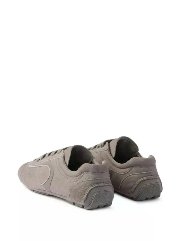 Prada Montecarlo Re-edition 2005 Suede Sneakers - Grey