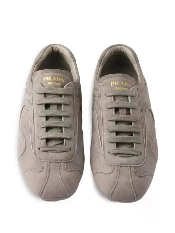 Prada Montecarlo Re-edition 2005 Suede Sneakers - Grey