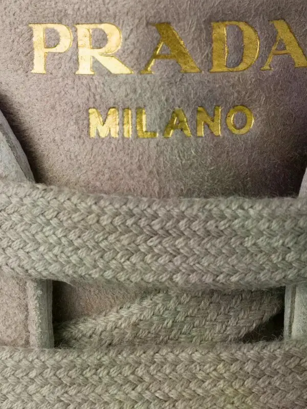 Prada Montecarlo Re-edition 2005 Suede Sneakers - Grey